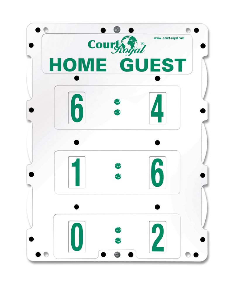 Tennis-Scoreboard Court Royal Pointer Heavy II - White
