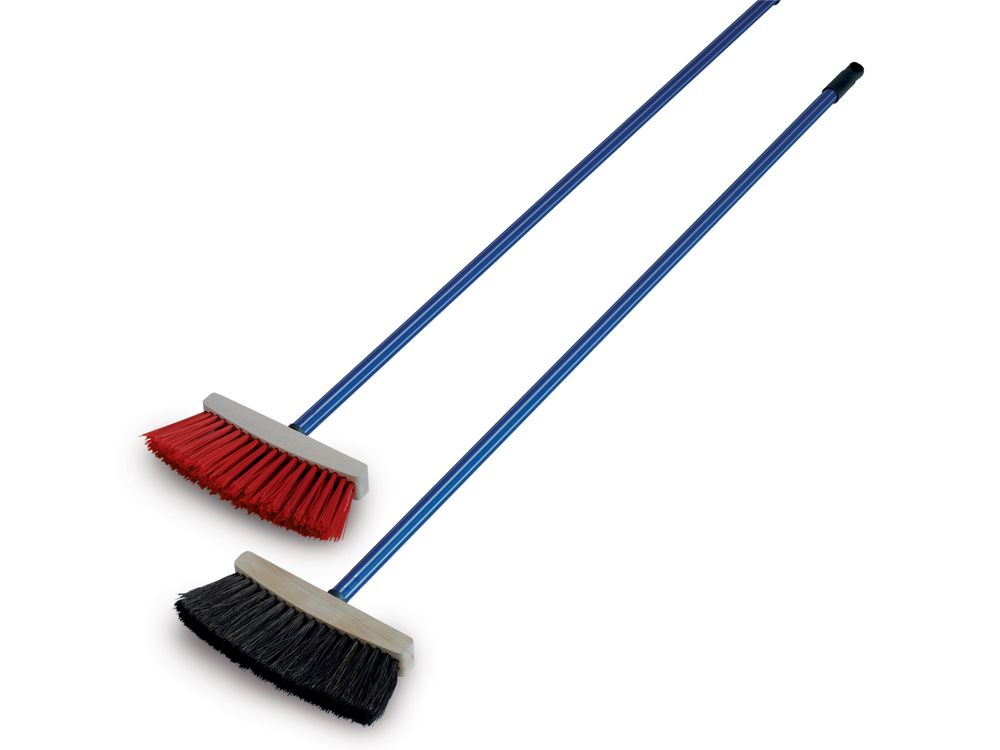 Hand broom I Arenga with threaded aluminum handle