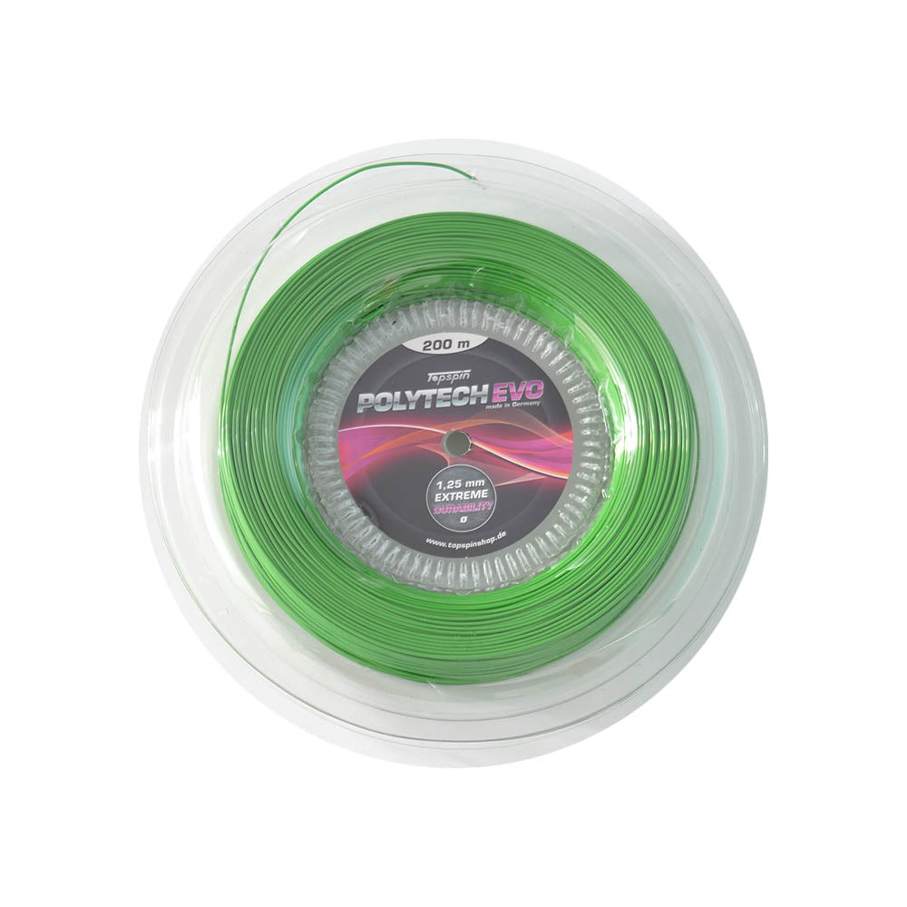 Topspin Poly Tech Evo String Reel - 200m - neon yellow
